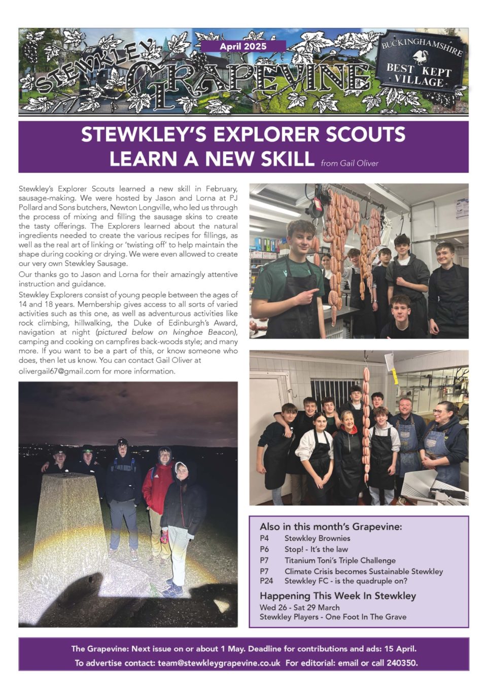 Stewkley Grapevine 2018 - present
